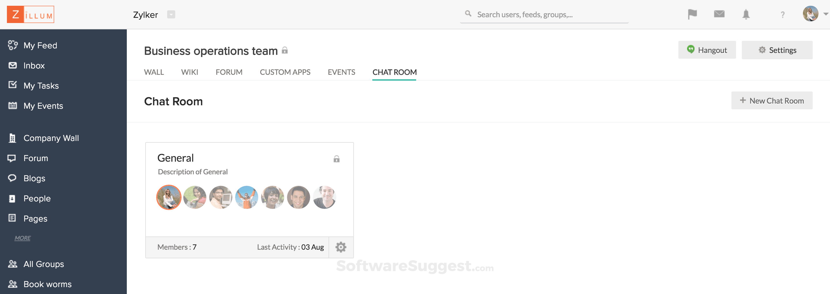 Zoho Connect Pricing, Features & Reviews 2022 - Free Demo