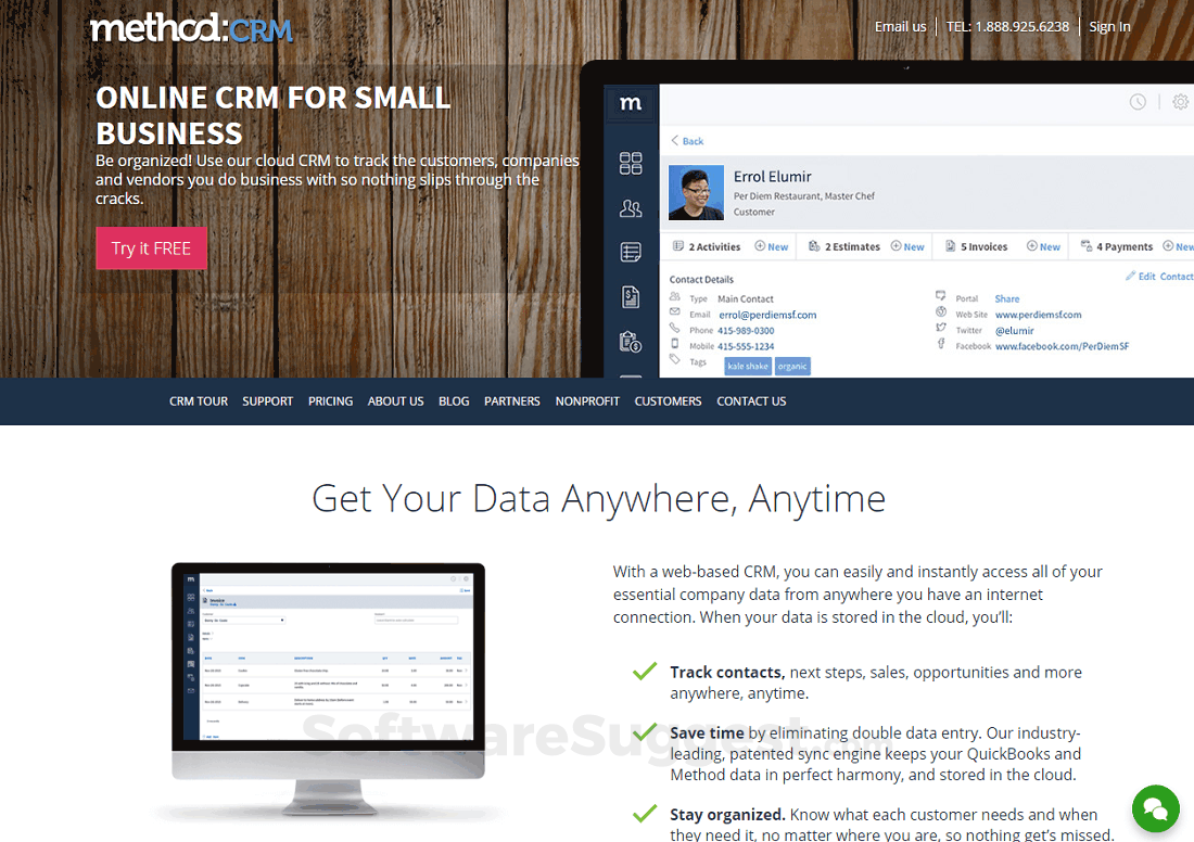 Method CRM Pricing, Features & Reviews 2022 - Free Demo
