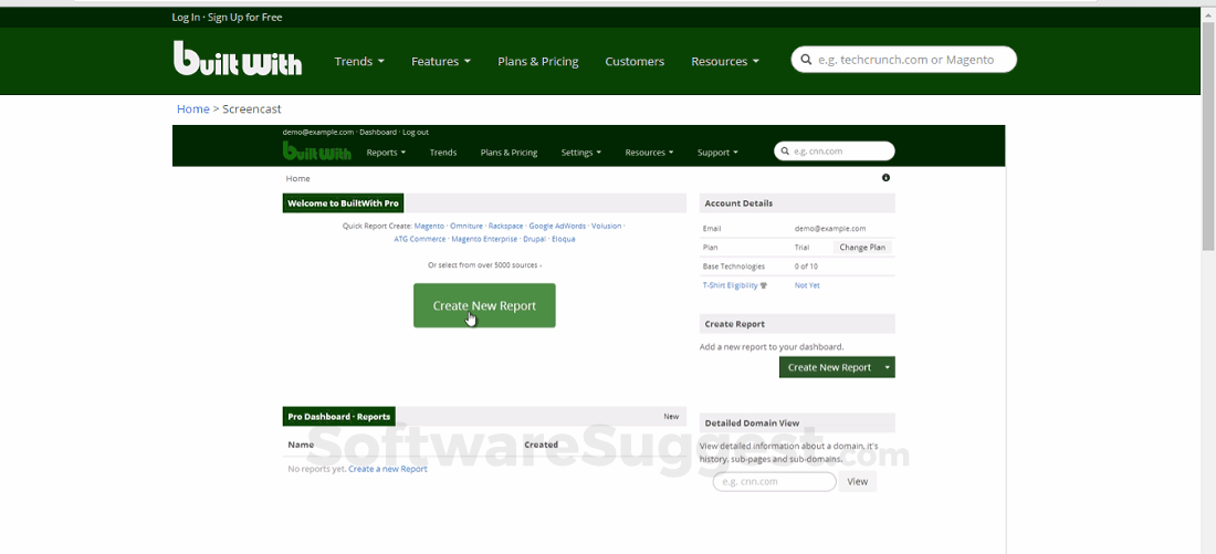 BuiltWith Pricing, Features & Reviews 2021 - Free Demo