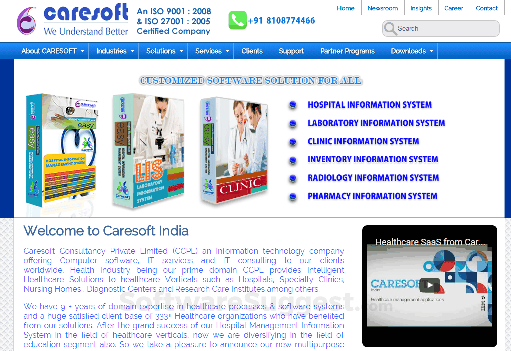Caresoft Hospital Information System Pricing, Features & Reviews 2021 ...