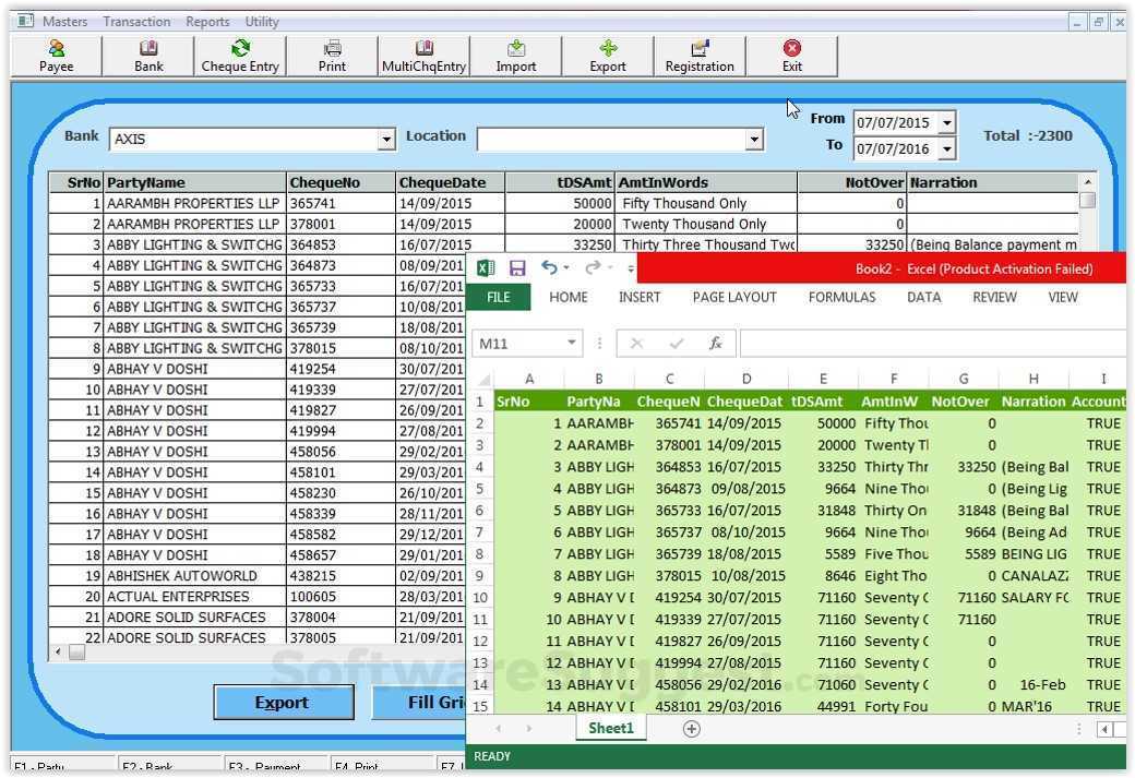 ChequePRO vs Chrysanth Cheque Writer Comparison in 2022