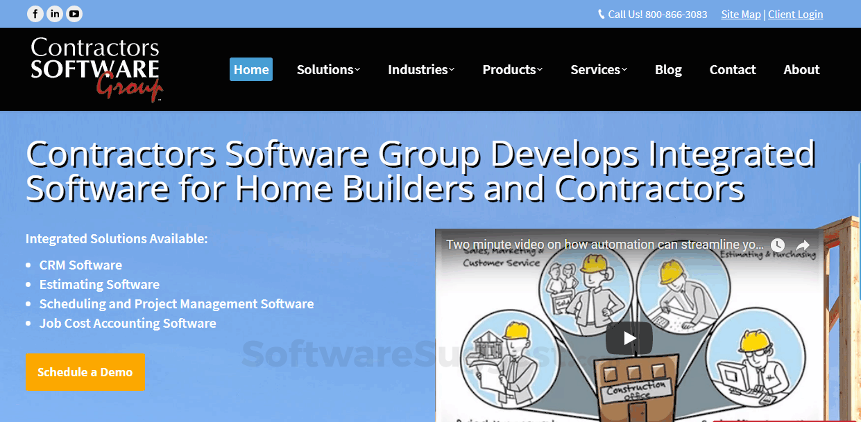 Contractors Software Group Pricing, Reviews, & Features in 2022