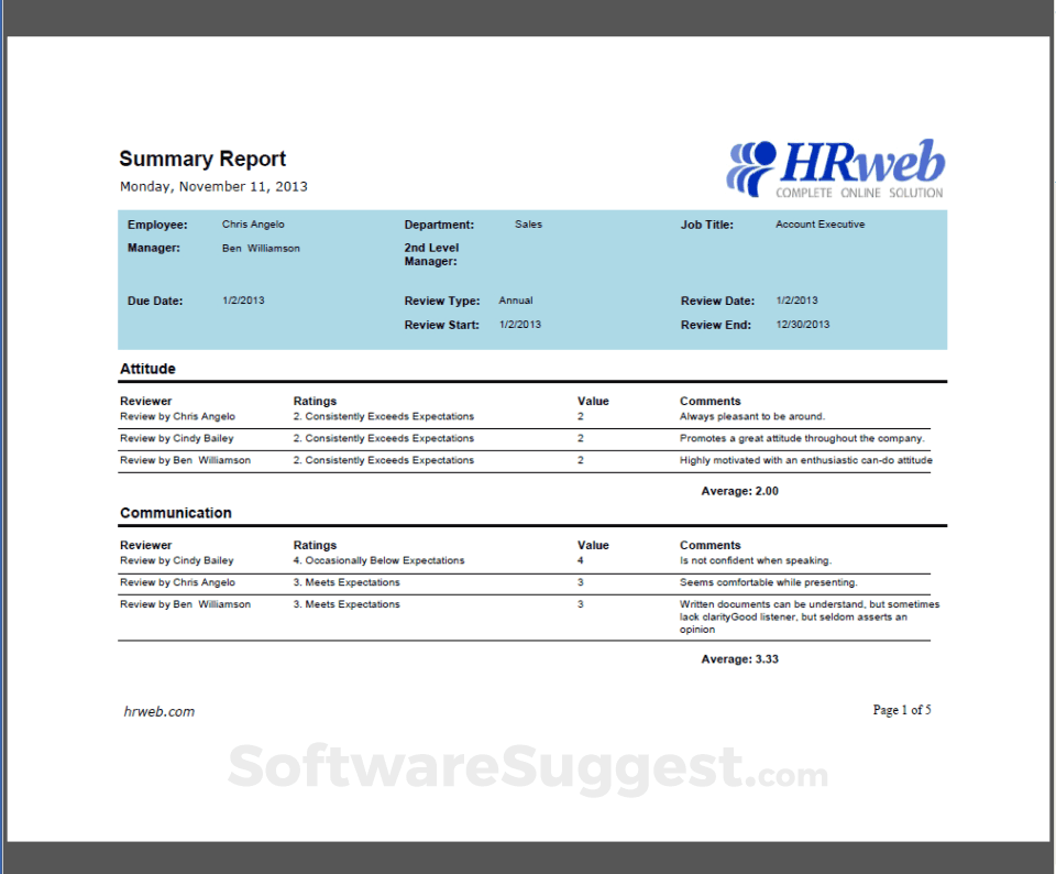 HRweb Pricing, Features & Reviews 2022 - Free Demo