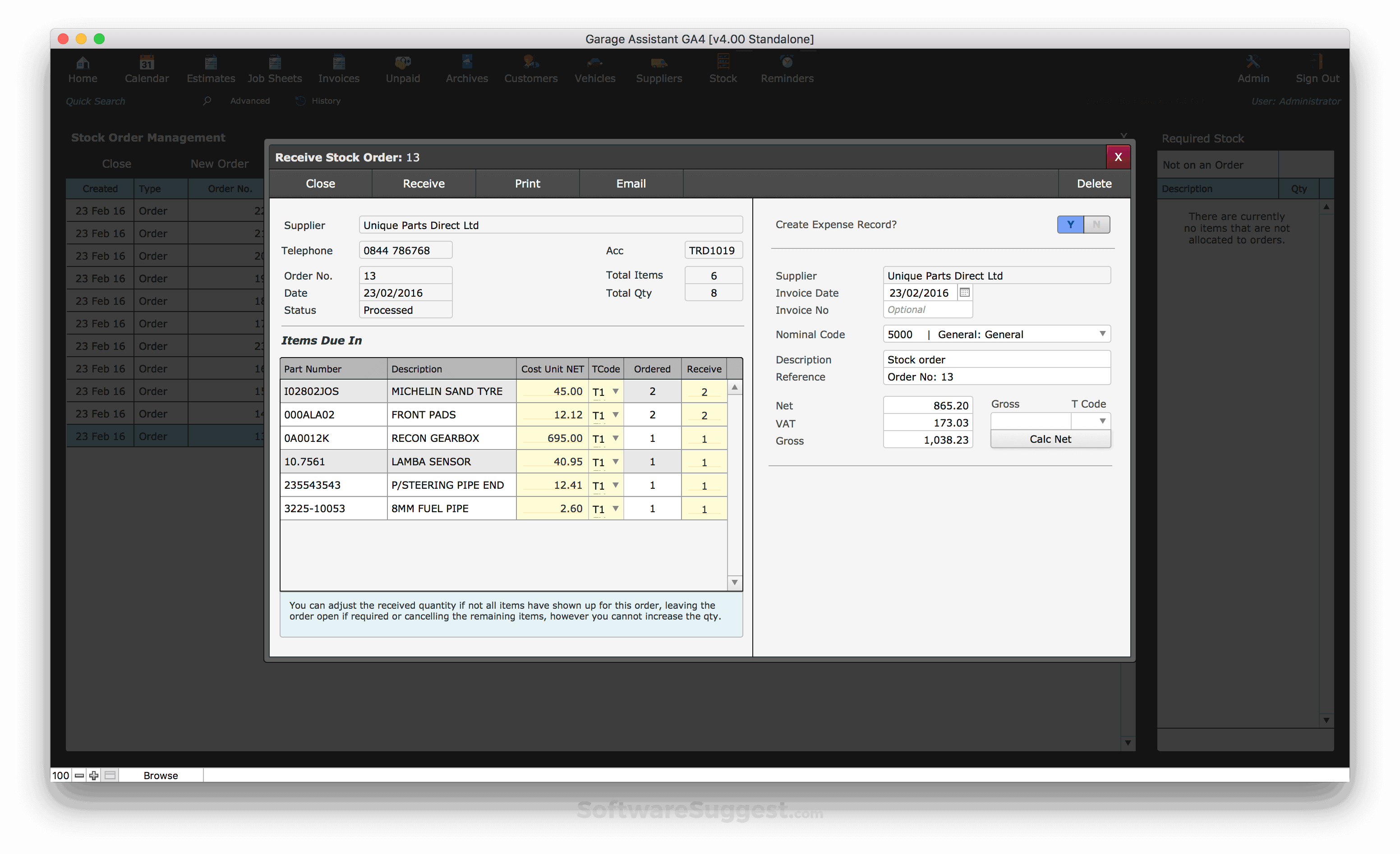 SWS Garage Management System Pricing, Features & Reviews 2021 - Free Demo