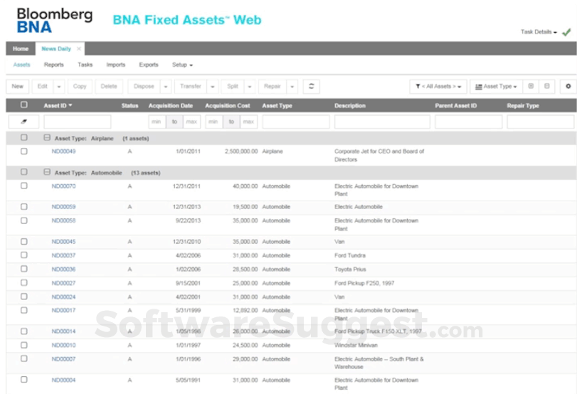 BNA Fixed Assets Pricing, Reviews, & Features in 2022