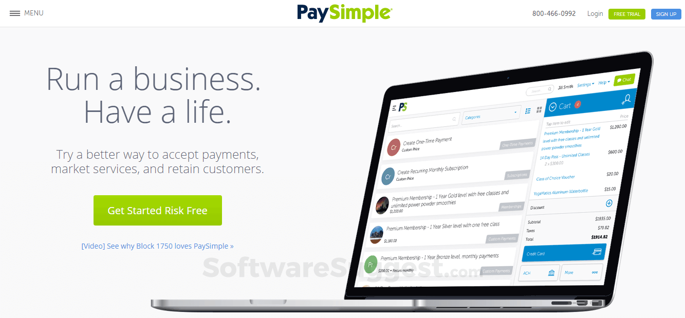 PaySimple Pricing, Features & Reviews 2022 - Free Demo