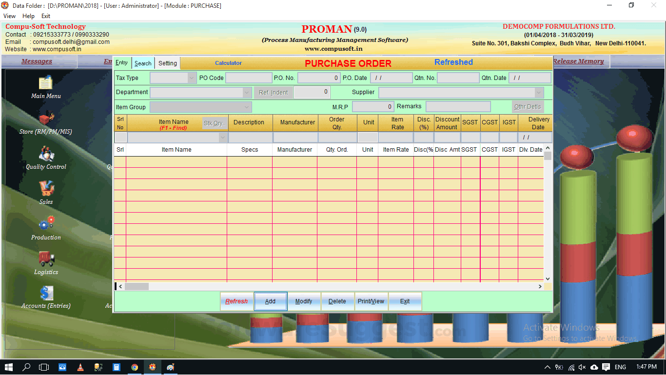PROMAN-ERP - Pricing, Features, & Reviews in 2023