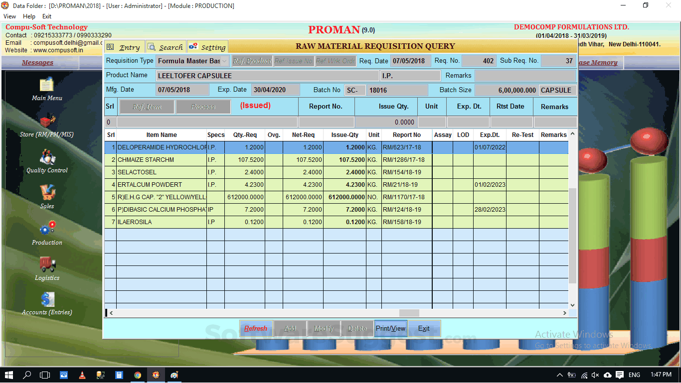 PROMAN-ERP - Pricing, Features, & Reviews in 2023