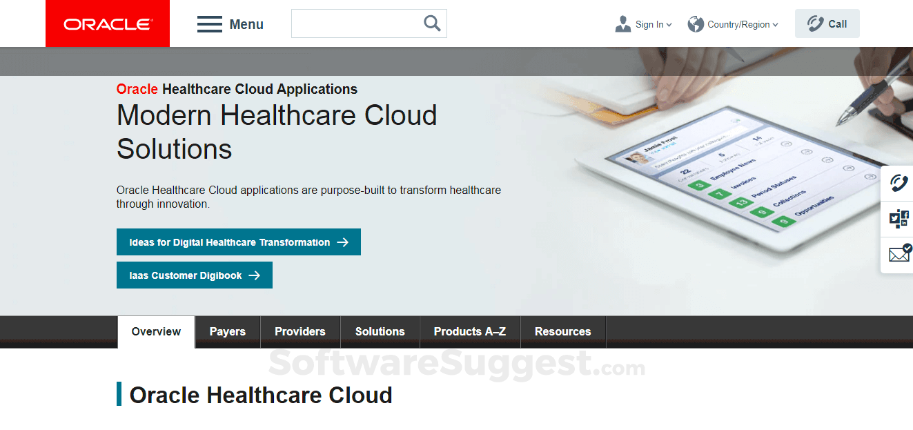Oracle Healthcare Cloud Pricing, Features & Reviews 2022 - Free Demo
