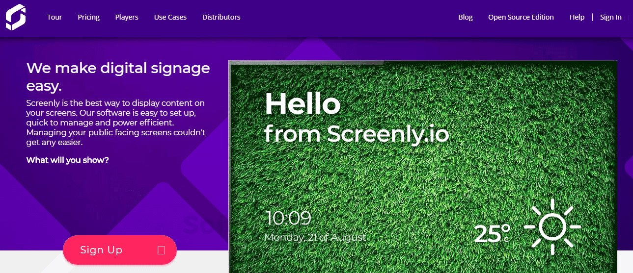 Screenly Pricing, Reviews, & Features in 2022