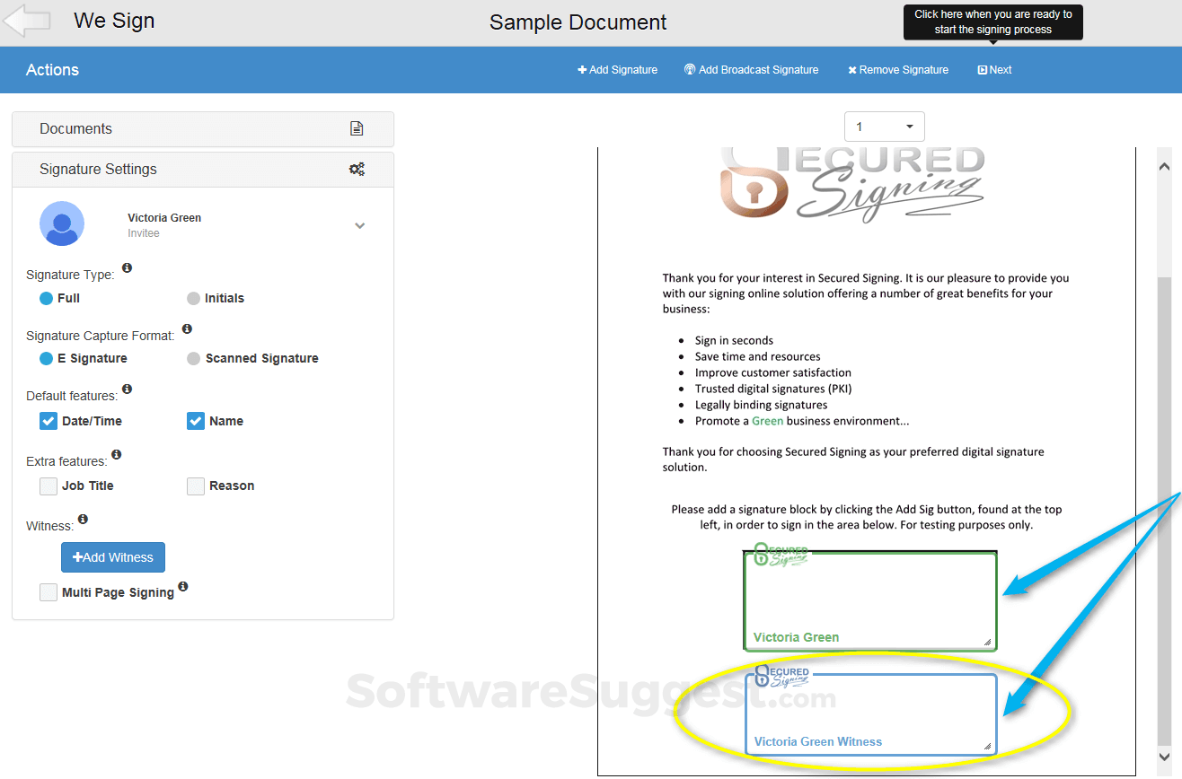 Secured Signing Pricing, Reviews, & Features in 2022