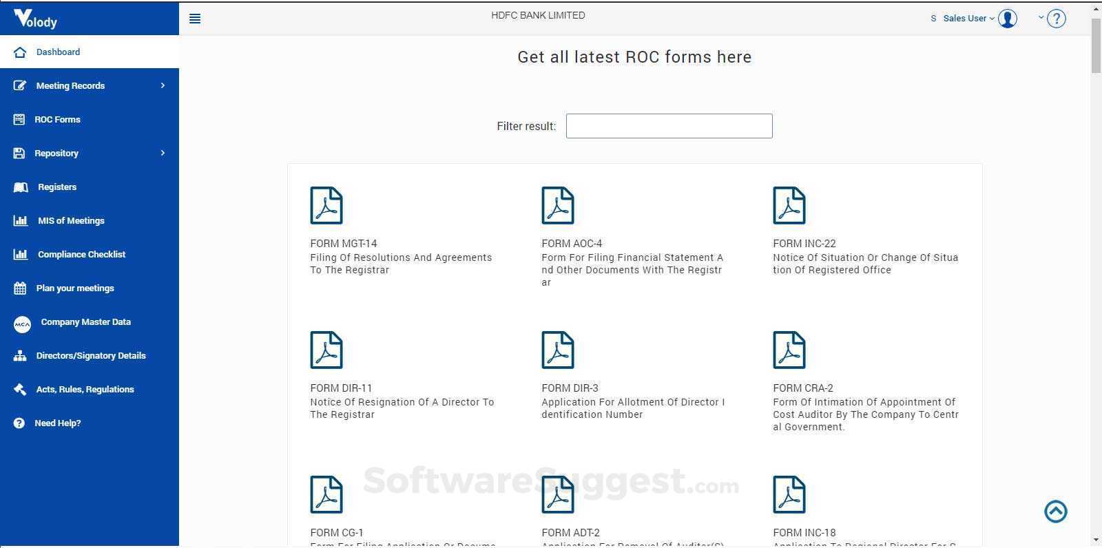 Volody Company Secretary Pricing, Features & Reviews 2022 - Free Demo
