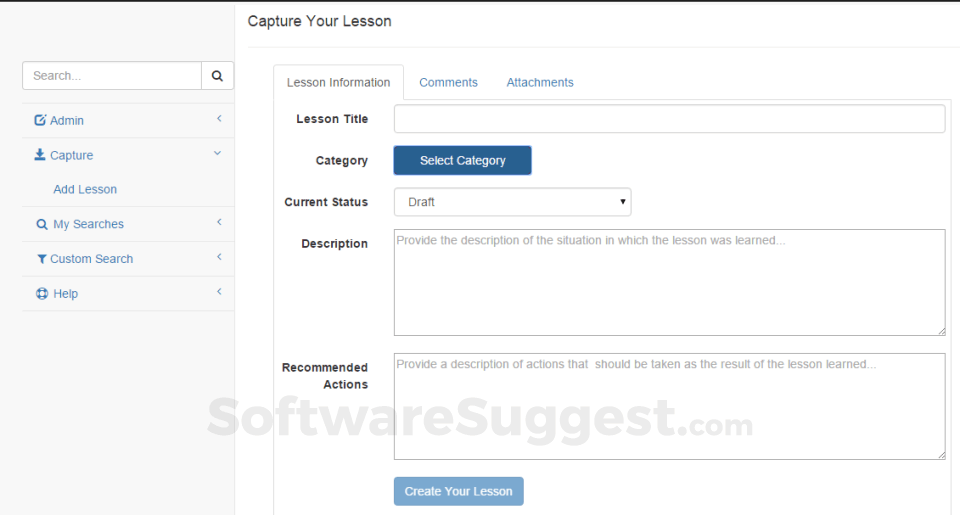 Lessons Learned Database Pricing, Features & Reviews 2022 - Free Demo