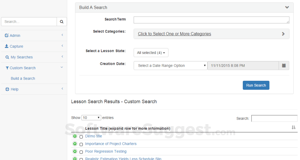 Lessons Learned Database Pricing, Features & Reviews 2022 - Free Demo