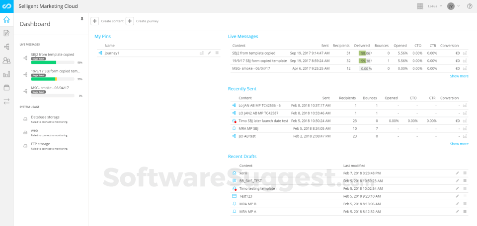 Selligent Marketing Cloud Pricing, Features & Reviews 2021 - Free Demo