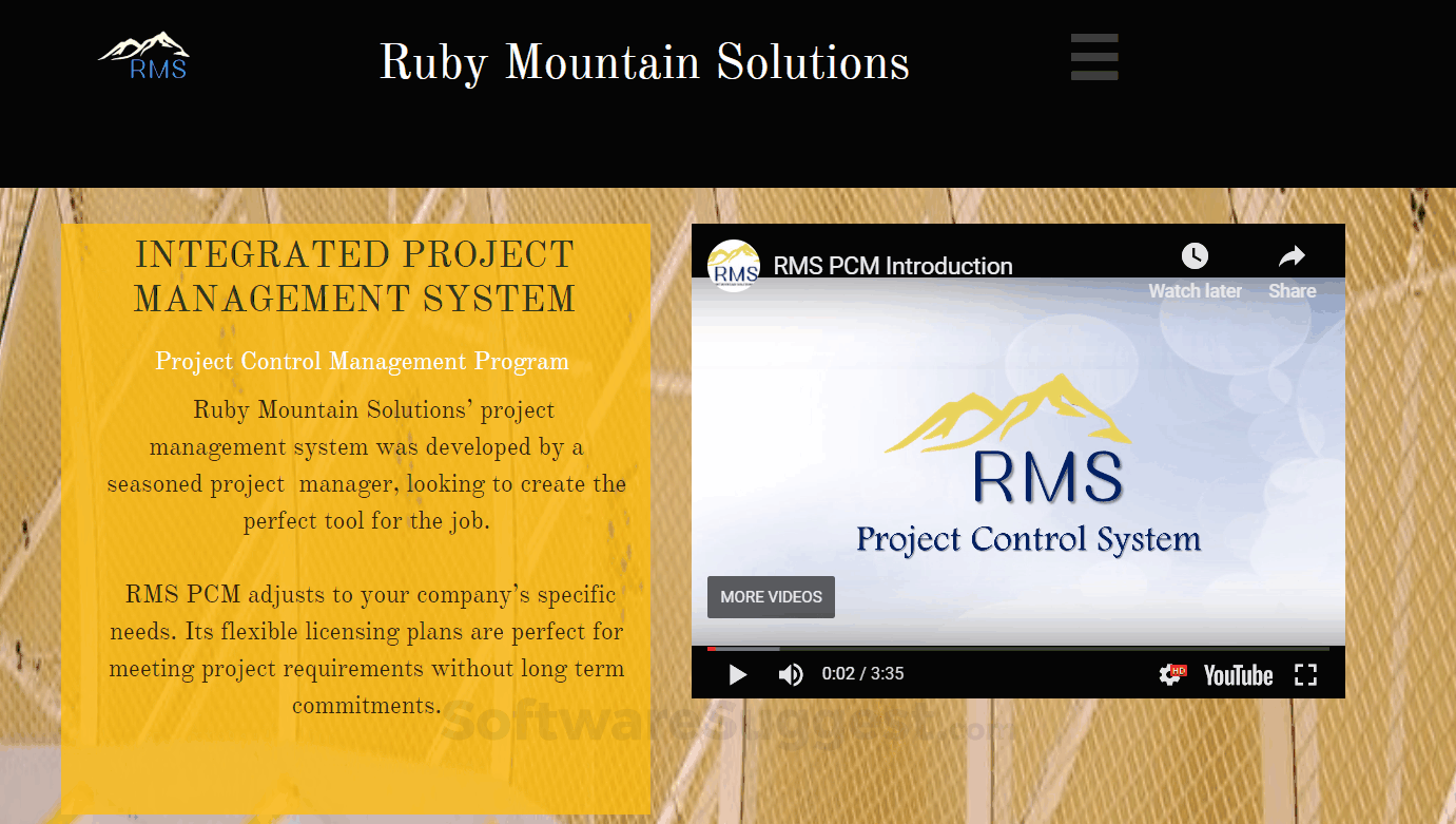 RMS - Project Control Management Pricing, Reviews, & Features in 2022