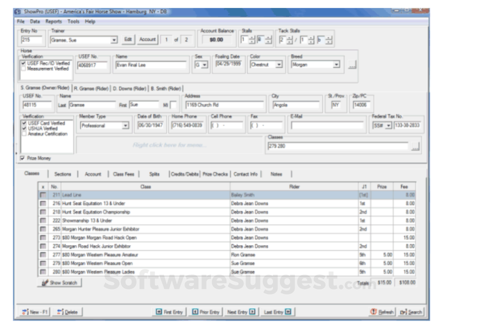 Showpro Horse Show Software Pricing Reviews Features In 2022