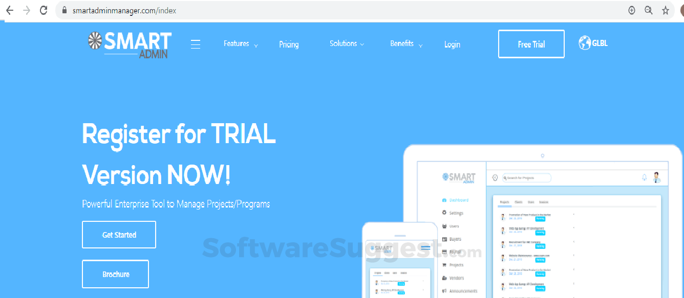 Smart Admin - Project Management Pricing, Features & Reviews 2021 ...