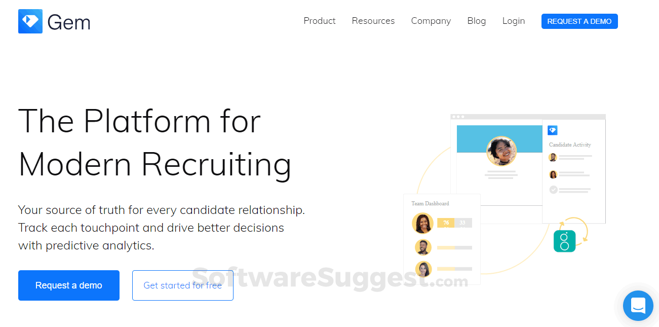 Gem Recruiting Pricing, Features & Reviews 2022 - Free Demo