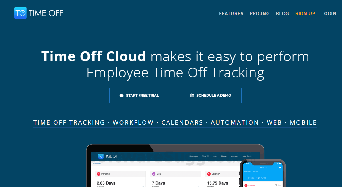 Time Off Cloud Pricing, Reviews, & Features in 2023