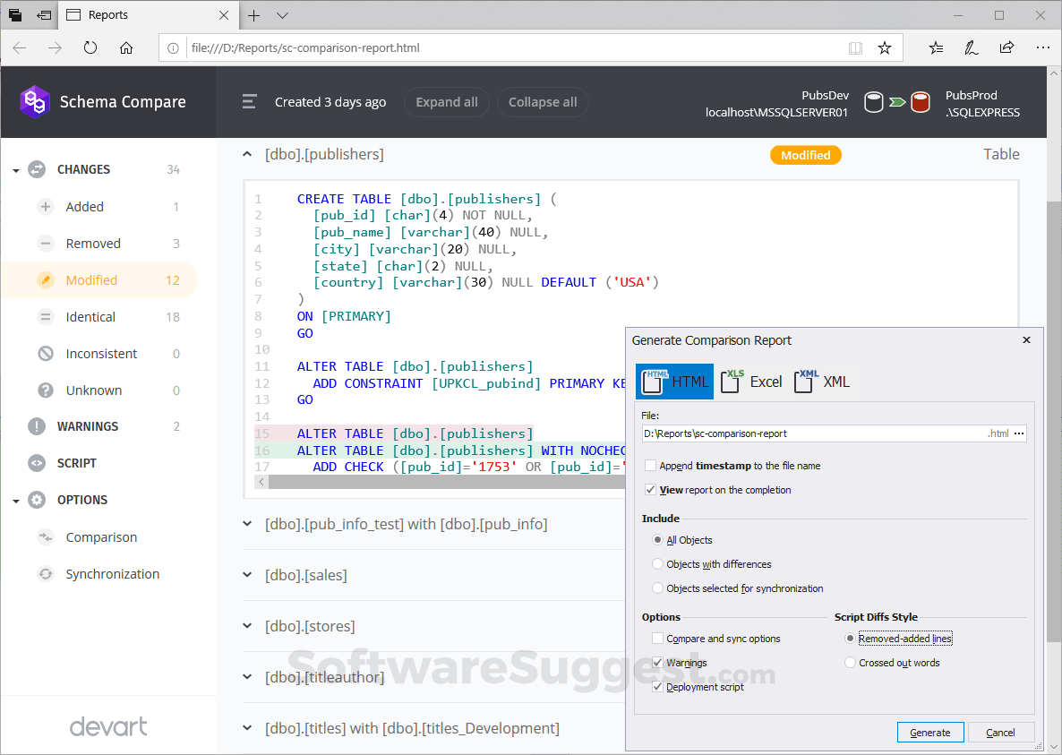 dbForge Schema Compare for SQL Server Pricing, Features & Reviews 2021 ...