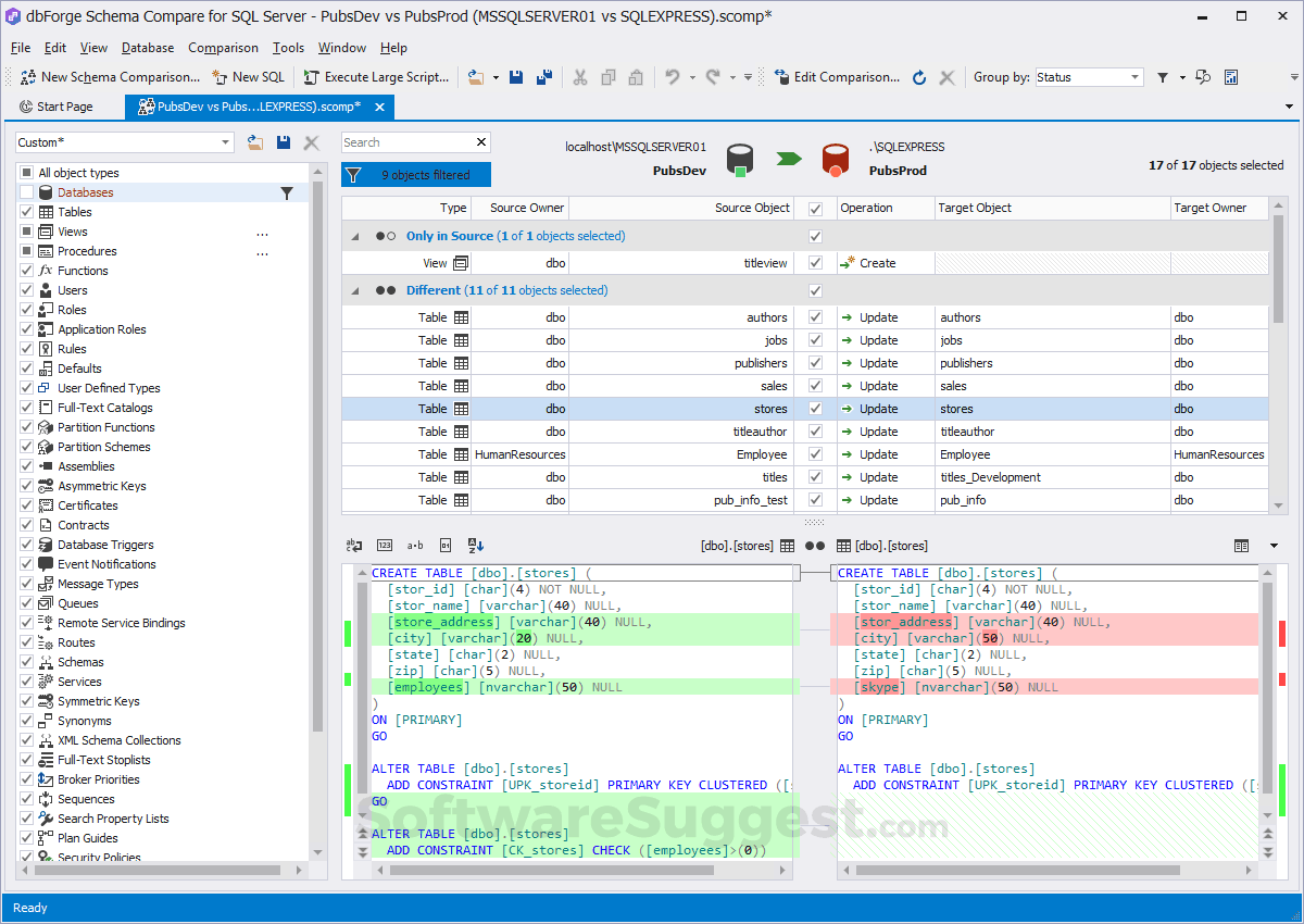 Dbforge Schema Compare For Sql Server Pricing Reviews And Features In