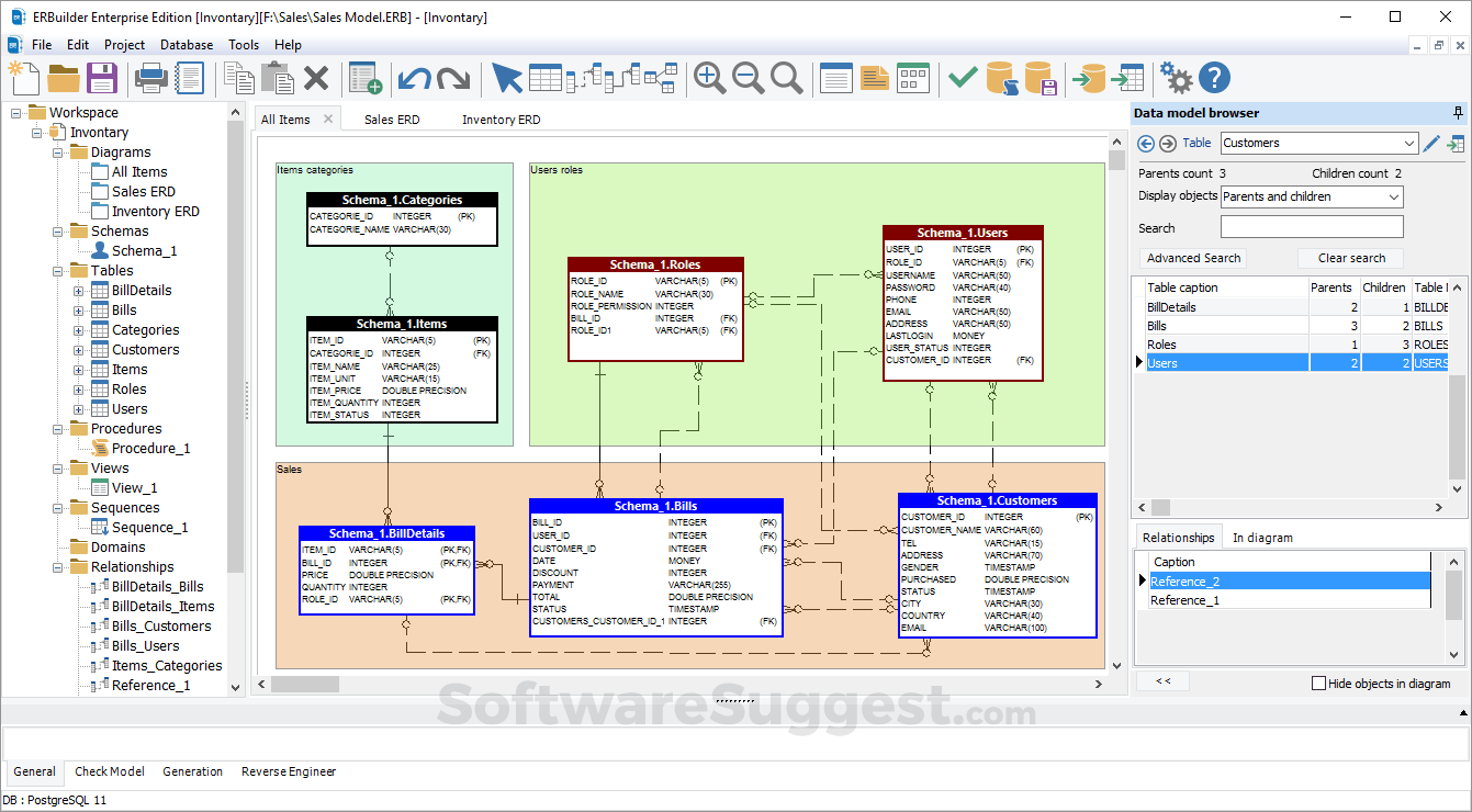 ERBuilder Data Modeler Pricing, Features & Reviews 2022 - Free Demo