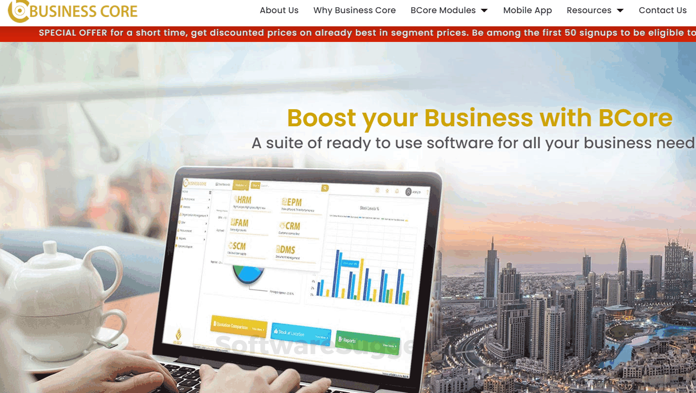 BusinessCore - Pricing, Features, & Reviews in 2023