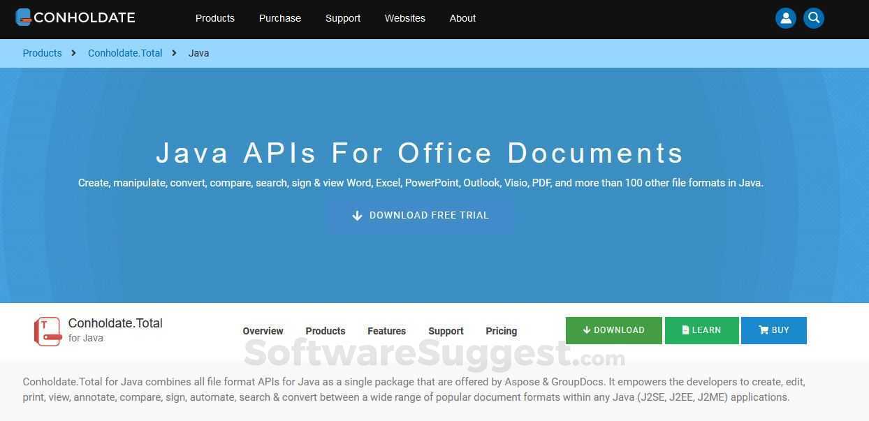 Conholdate.Total for Java Pricing, Features, and Reviews in 2023