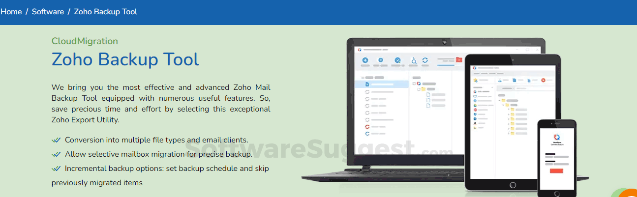 CloudMigration Zoho Backup Pricing, Reviews, & Features in 2022