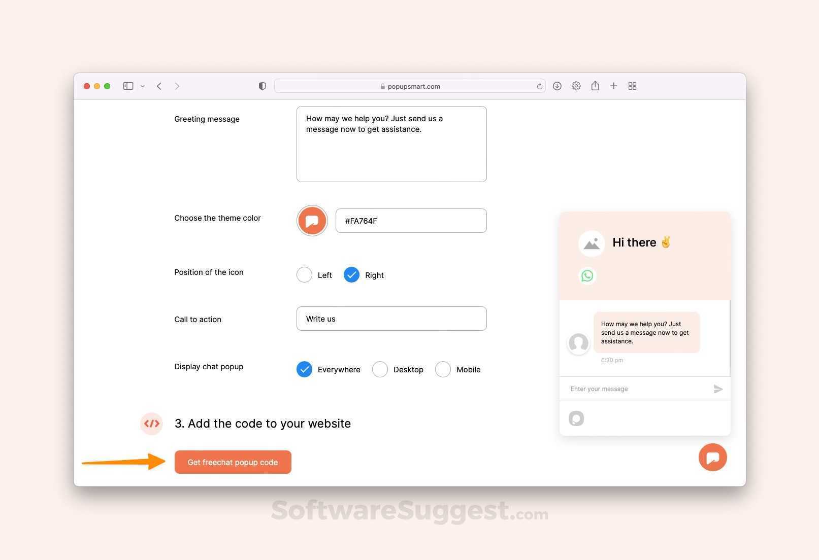 FreeChat by Popupsmart Pricing, Features, and Reviews in 2023