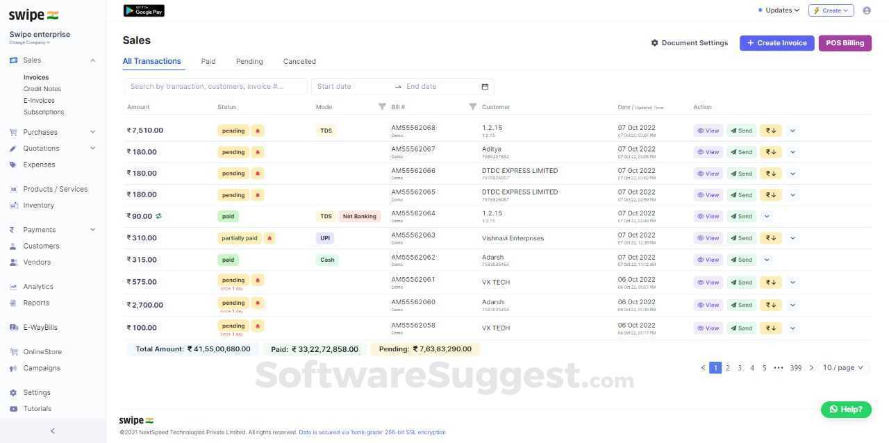 Swipe - Billing Pricing, Reviews, & Features in 2022