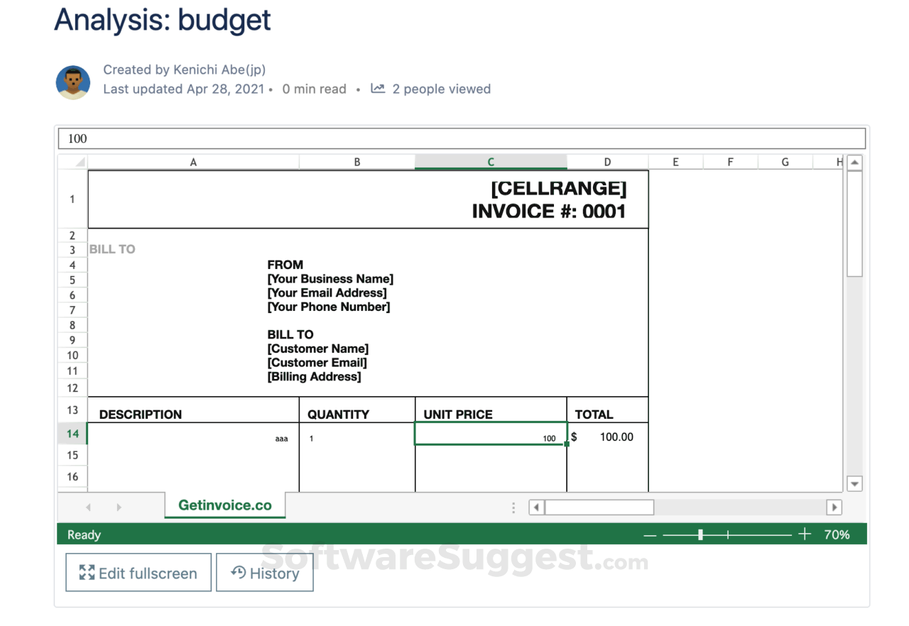 Excel-like Tables for Confluence Pricing, Features, and Reviews in 2023
