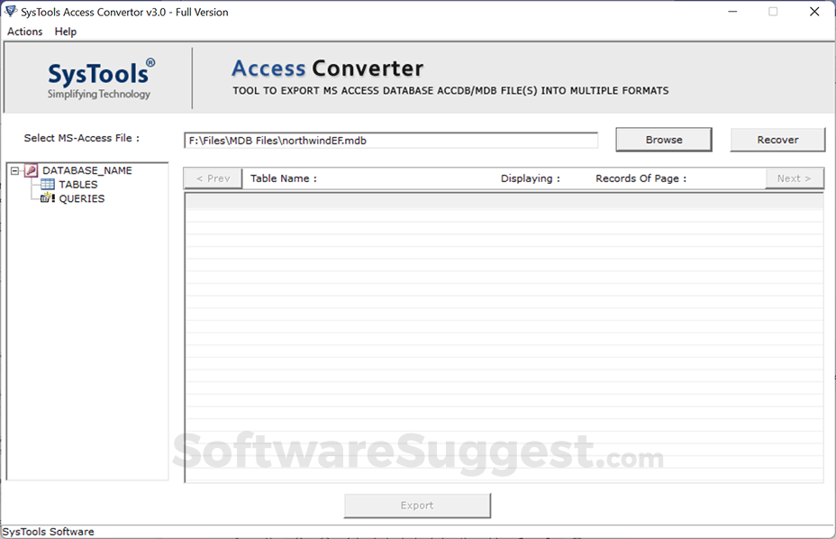 SysTools Access Converter Pricing, Features, and Reviews in 2023