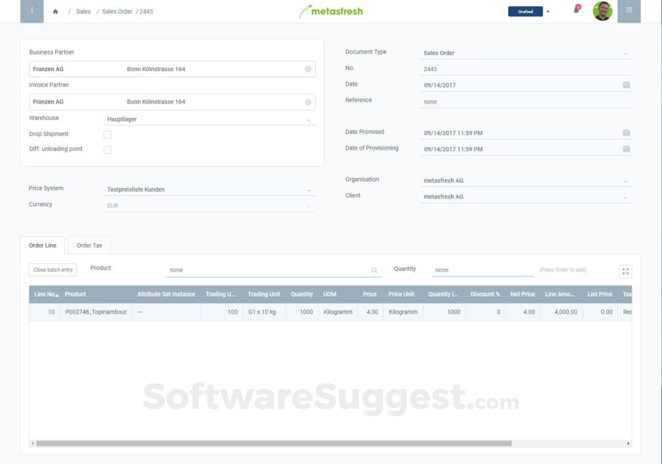 metasfresh Pricing, Features & Reviews 2022 - Free Demo
