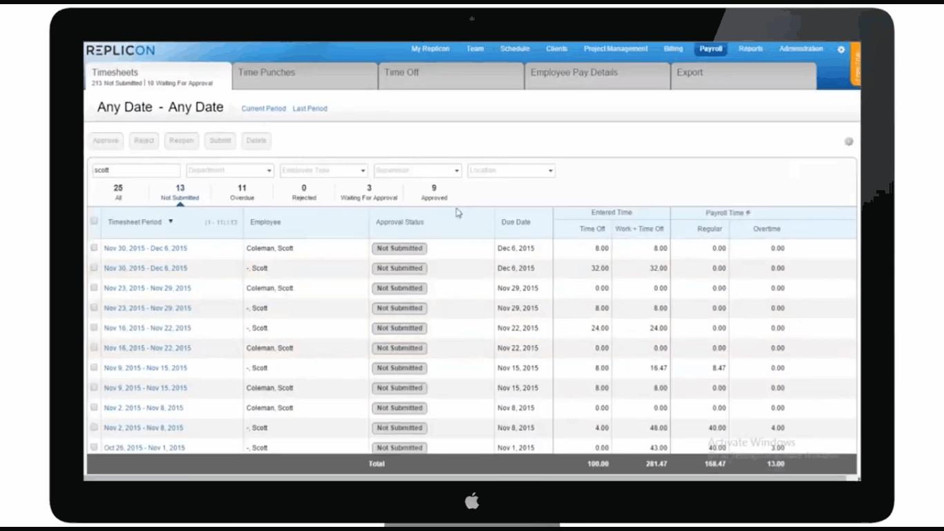 Replicon - Reviews, Pricing, Free Demo and Alternatives