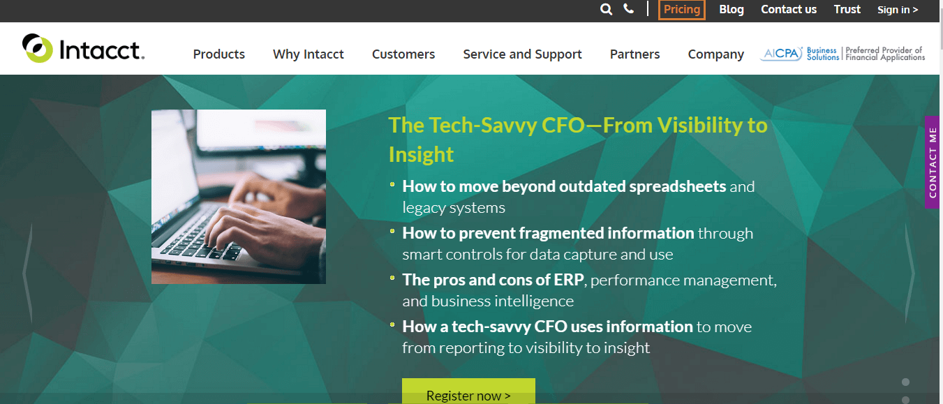Intacct - Pricing, Reviews, Alternatives and Competitor in 2019