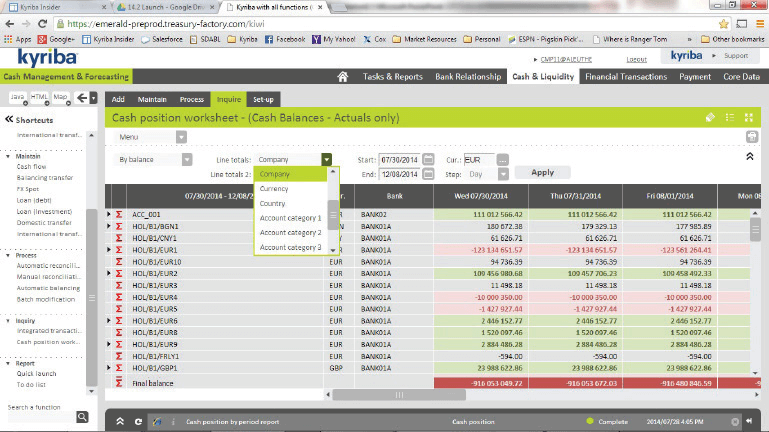 Kyriba - Pricing, Reviews, Alternatives and Competitor in 2018